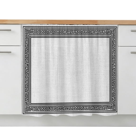 Cabinet Curtain White Linen Key Design Kitchen Shelf Curtain Desk Under ...