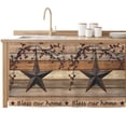 Cabinet Curtains for Shelves, Texas Star Vintage Under Sink Cabinet ...
