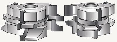 Cabinet Door 6 Piece Rail and Stile Shaper Cutter Set-Round Over ...