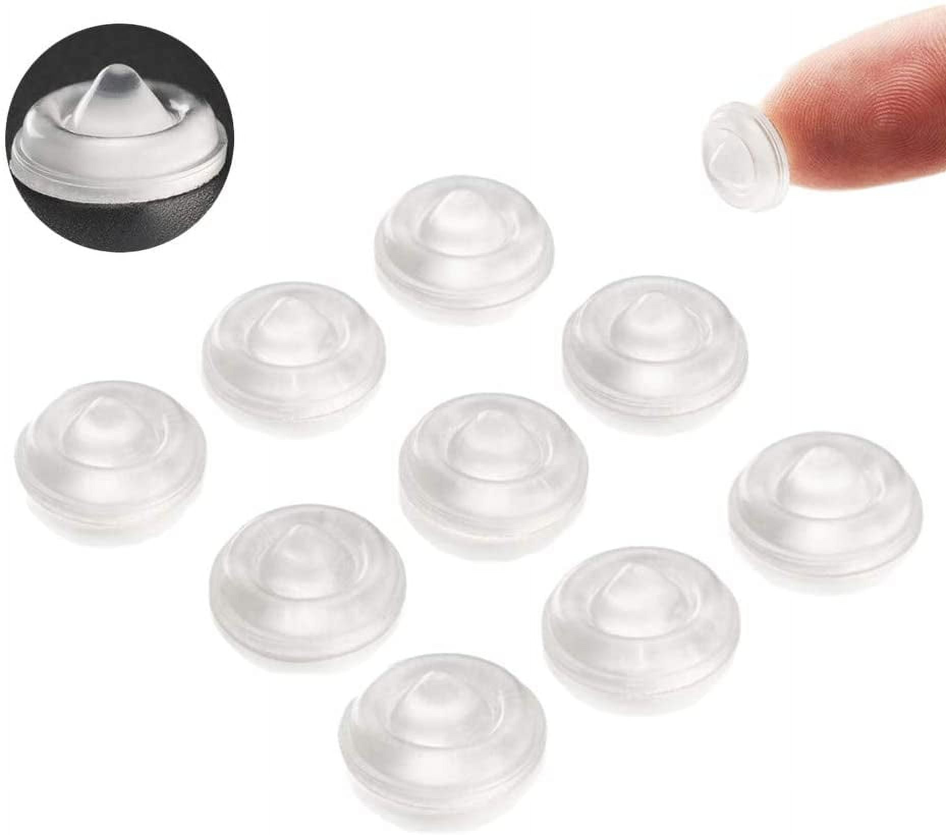 Cabinet Door Bumpers Pads Clear 1/2" 50PCS Soft Close Drawer Bumpers ...