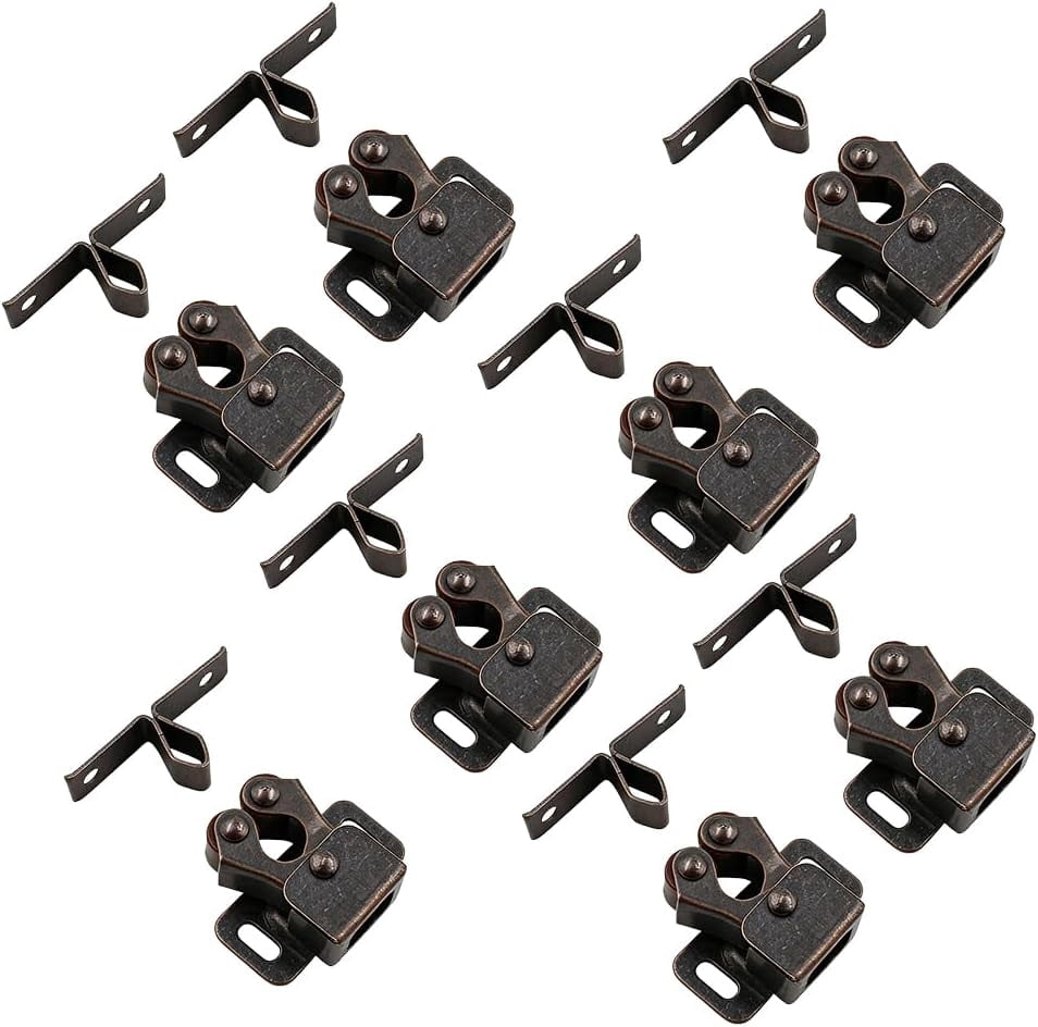 Cabinet Door Catch, 2026 New Double Roller Latches Catch Hardware ...