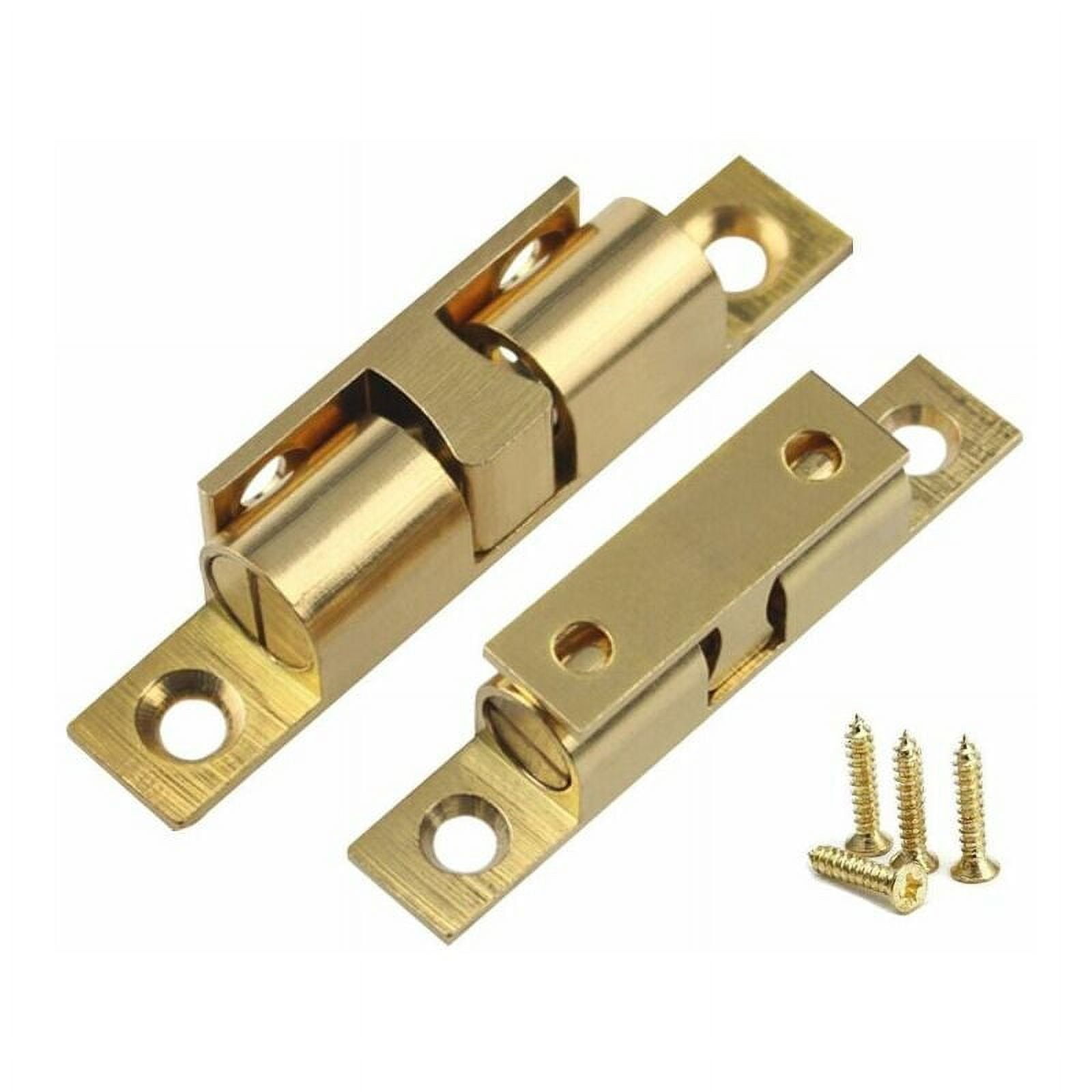 Cabinet Door Catch, Double Ball Tension Latch, Golden Copper Finish ...
