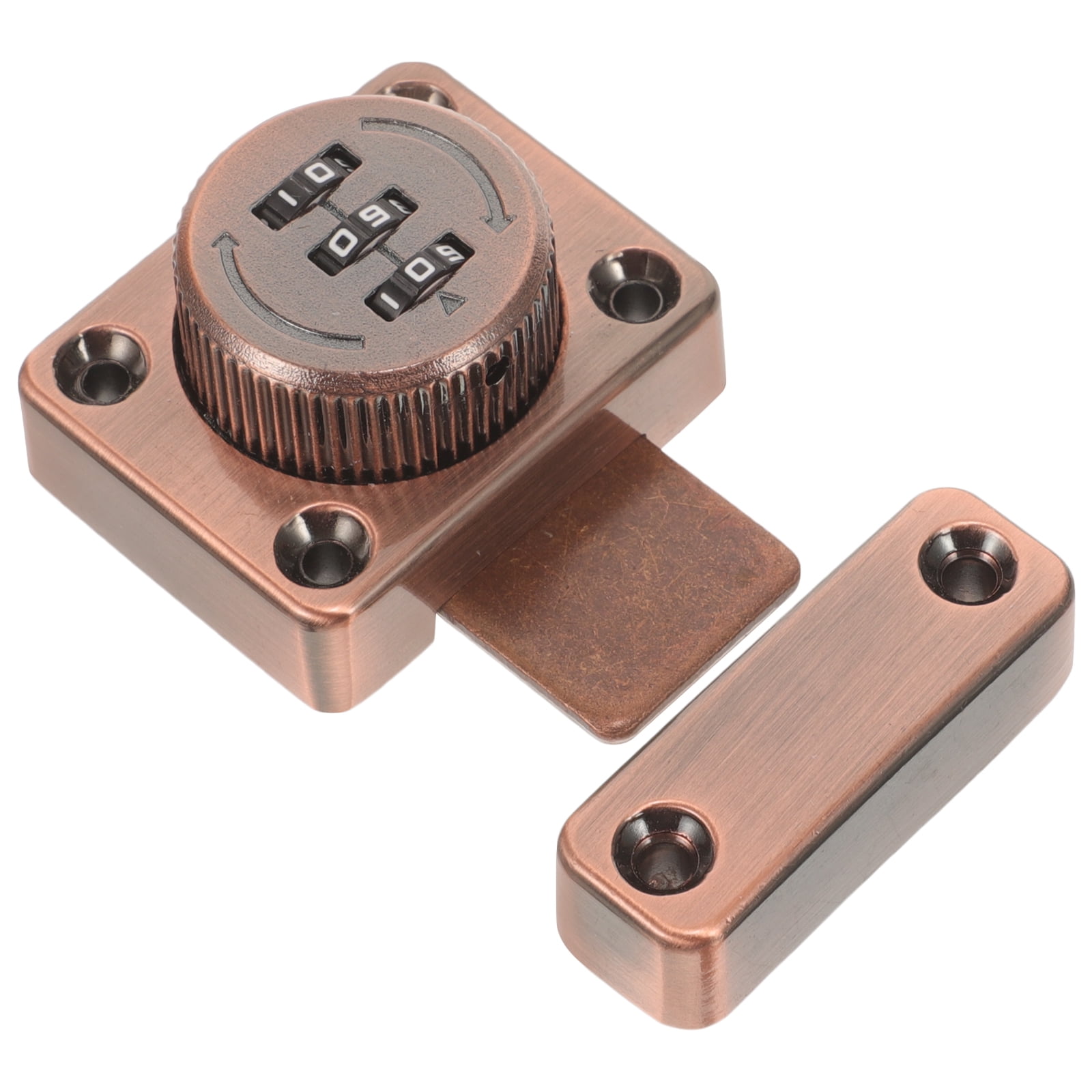 Cabinet Door Combination Lock Screw Desk Bedside Table Stainless Steel ...