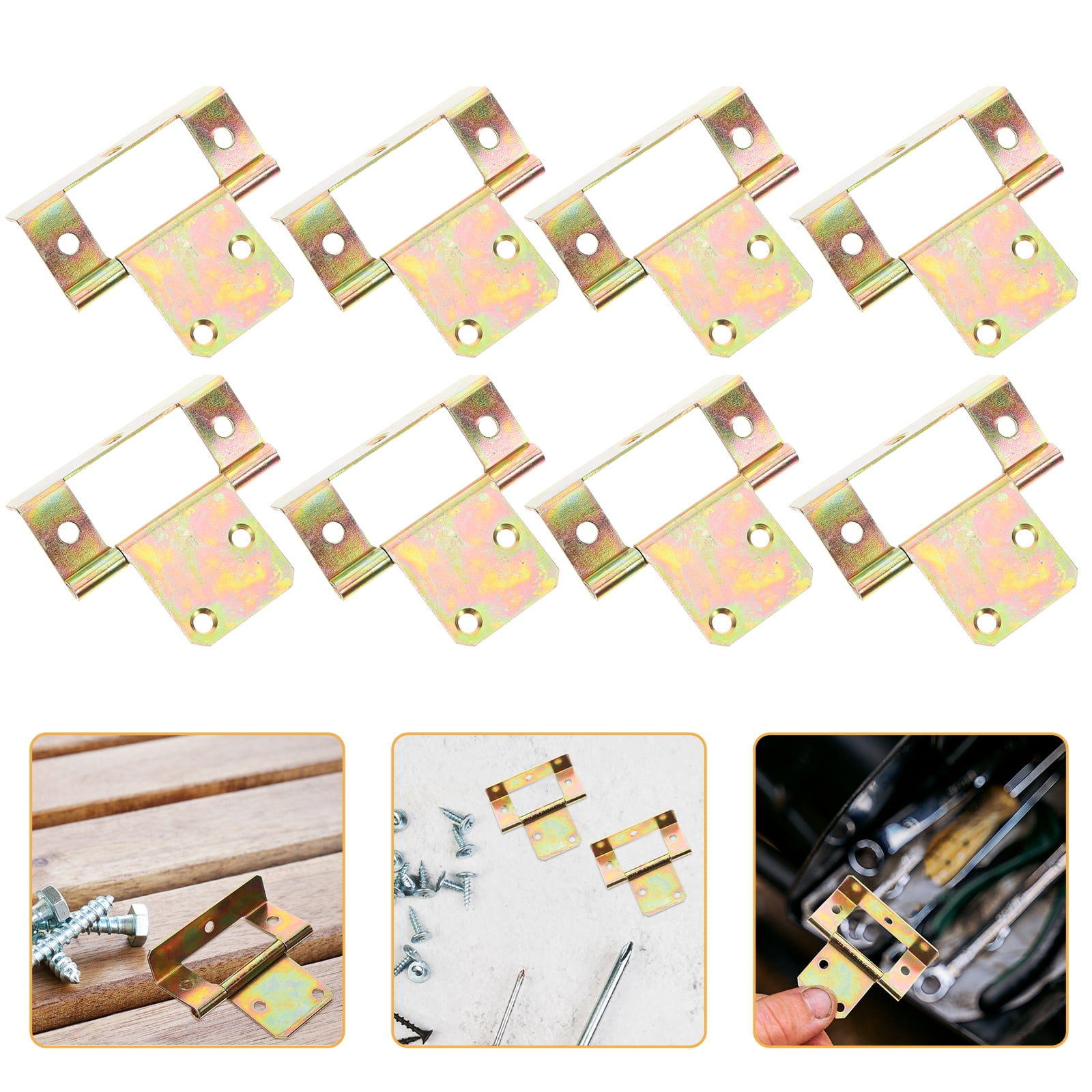 Cabinet Door Hinges Kitchen for Inset Flush Non Mortise Flat Lock ...