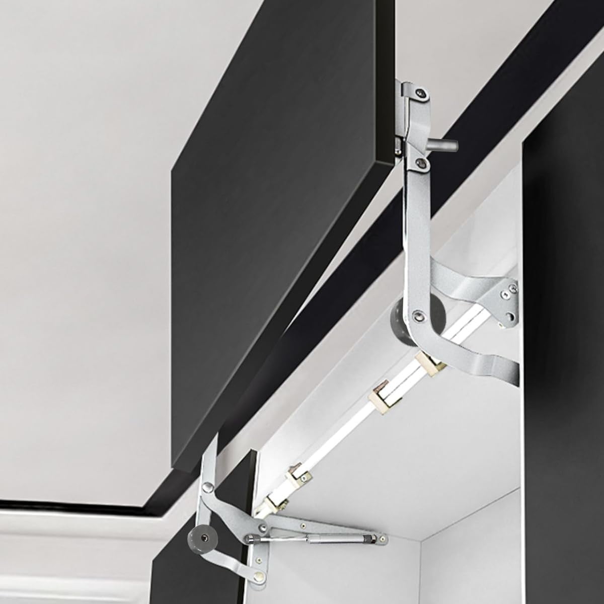 Cabinet Door Hinges Set,Vertical Swing Lift Up Stay Pneumatic Arm ...