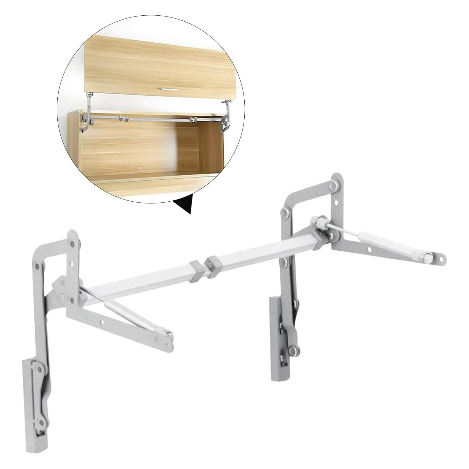 Cabinet Door Hinges, Cabinet Up Stay Door Lift with Adjustable Bracket ...