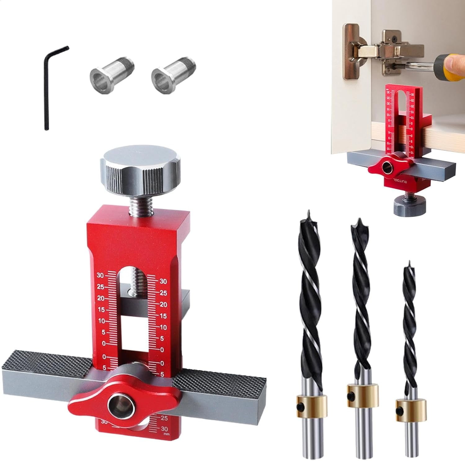 Cabinet Door Installation Positioner, Adjustable Aluminum Alloy Cabinet ...