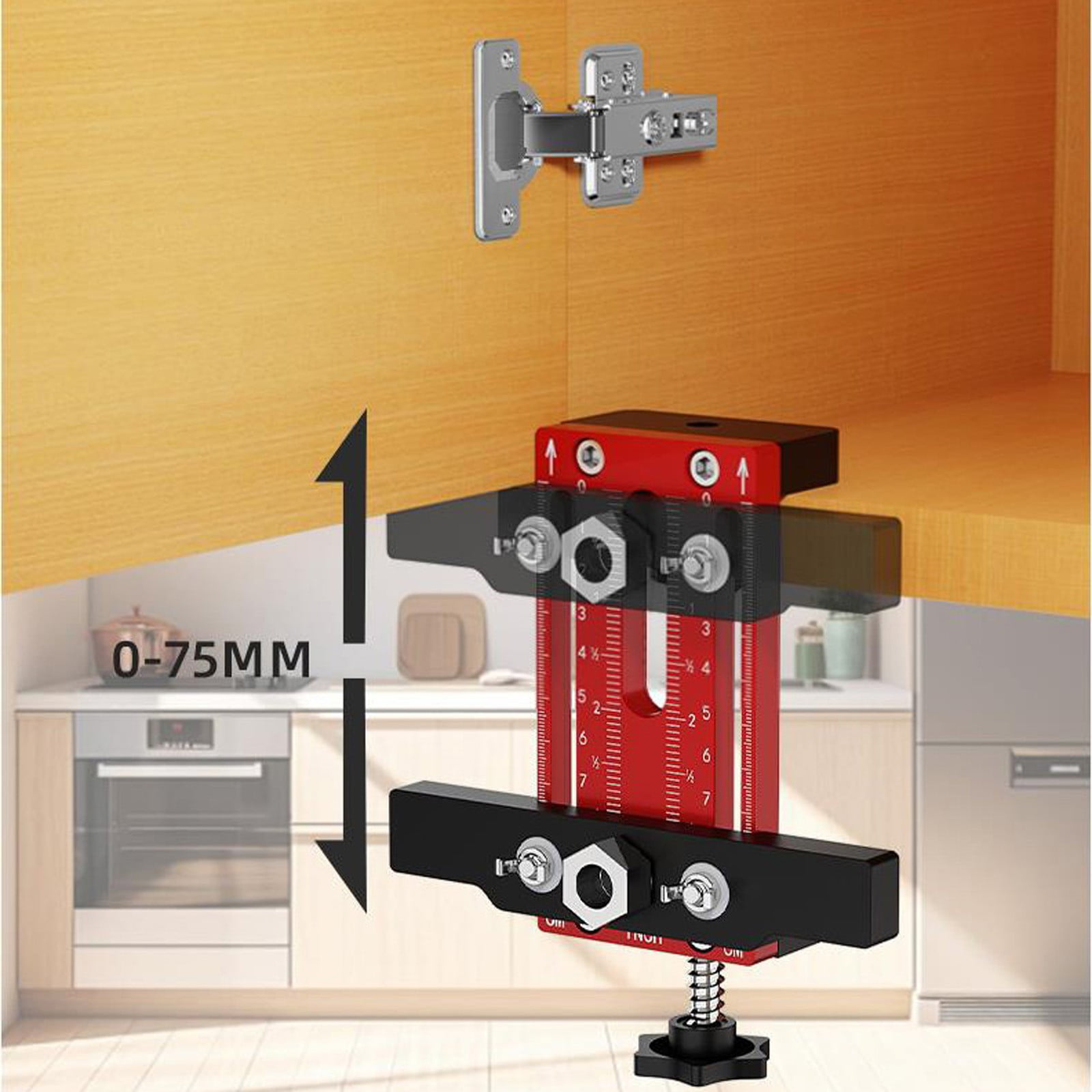 Cabinet Door Installation Positioner, Aluminum Alloy Cabinet Hardware ...
