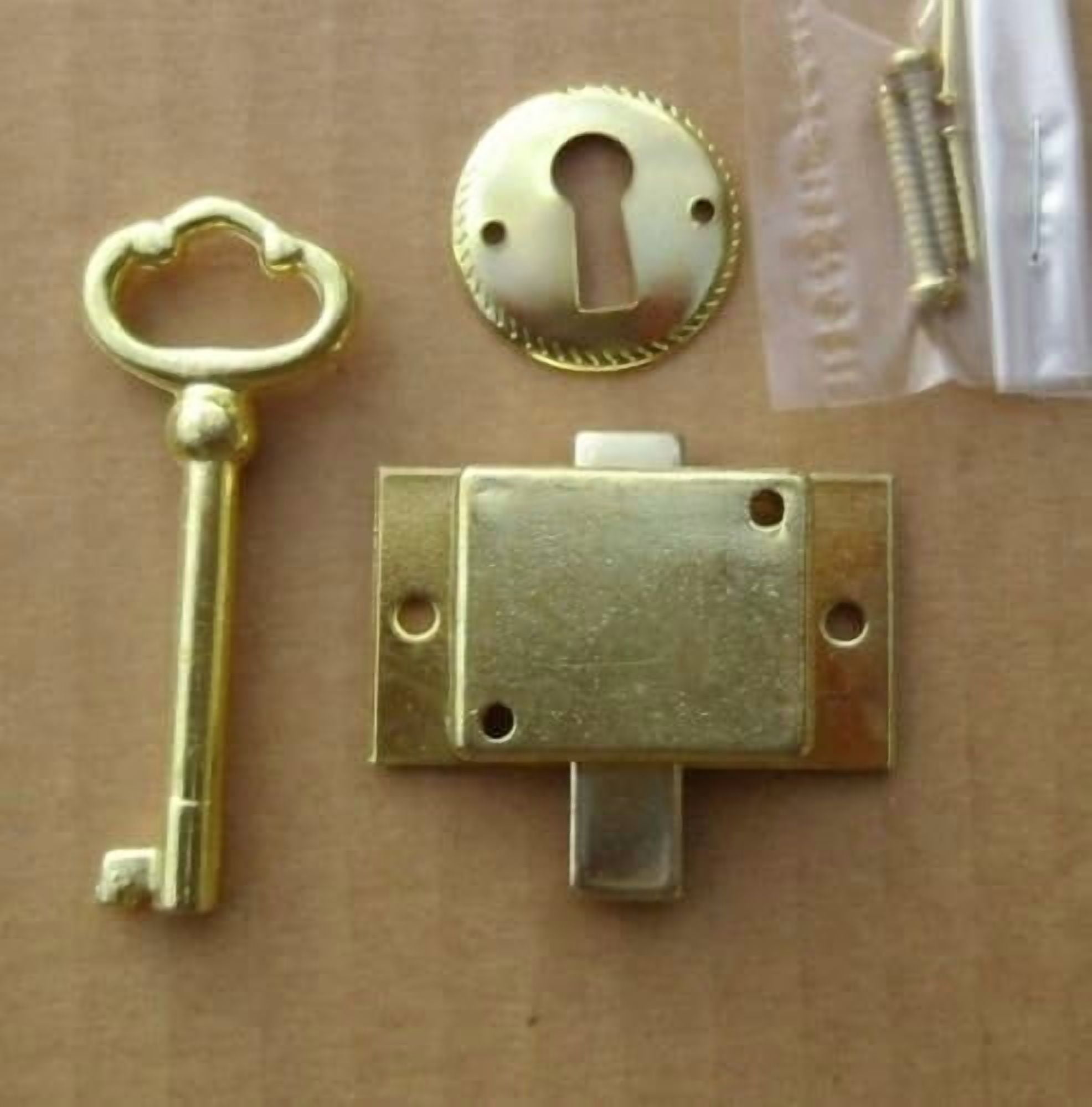 Cabinet Door Lock Set Key Curio Grandfather Clock China Jewlery NEW ...