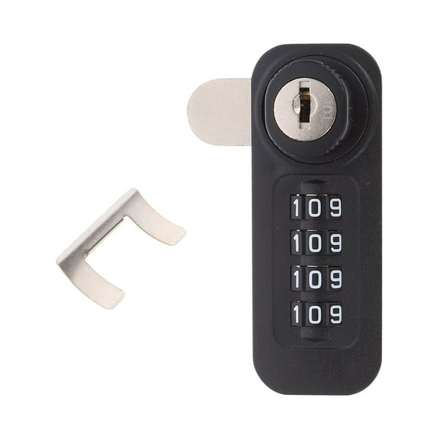 Cabinet Door Lock Universal 4- Mechanical Password Locker - Walmart.com