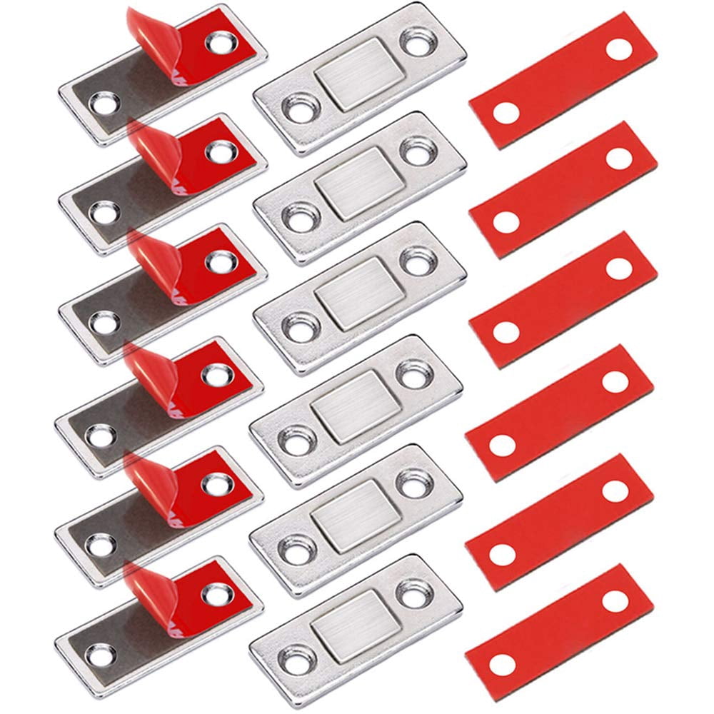 Cabinet Door Magnets Jiayi 6 Pack Ultra Thin Magnetic Door Catch ...