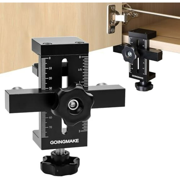 Cabinet Door Mounting Jig with Quick Edge Positioner,Adjustable Cabinet ...