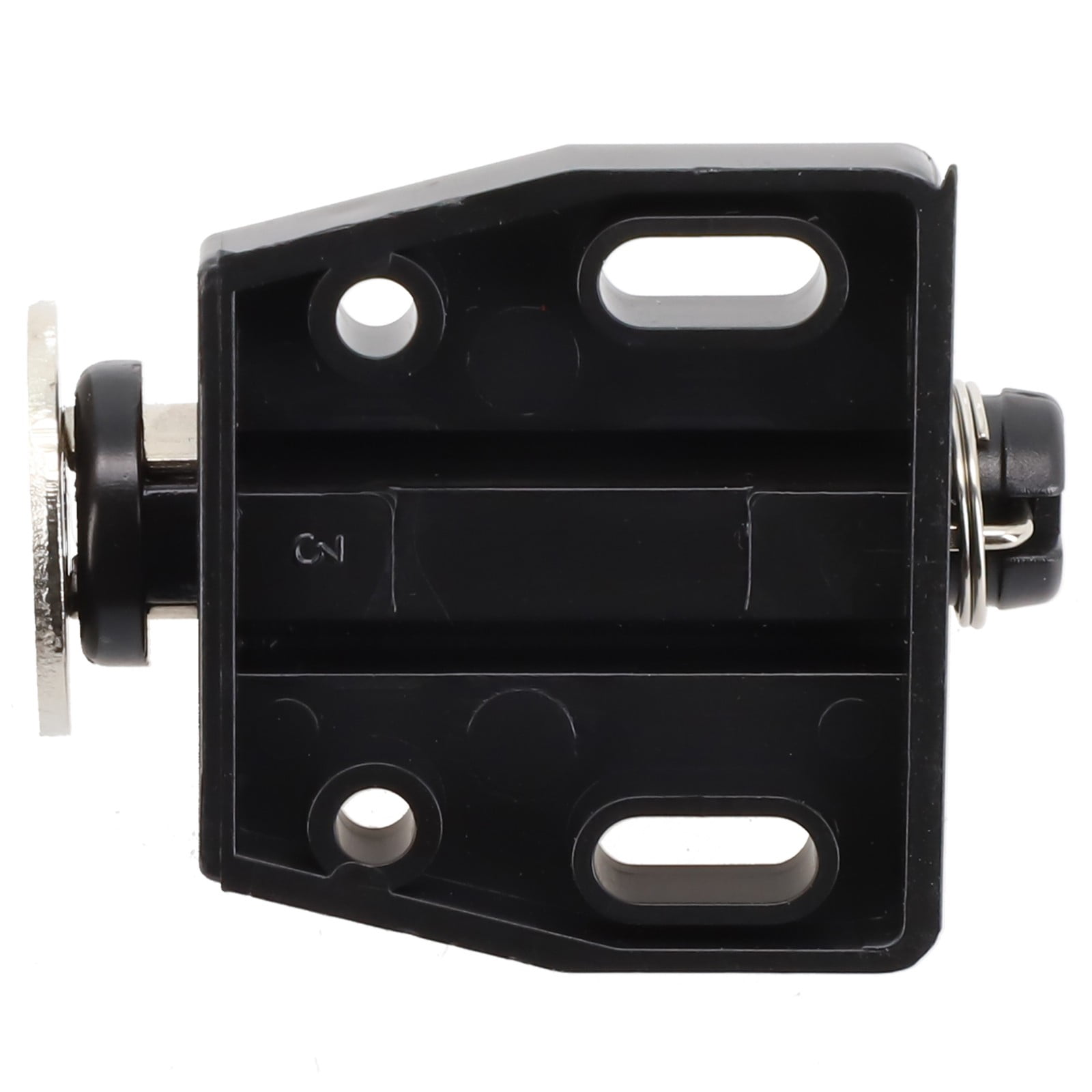 Cabinet Door Pusher Cabinet Door Bouncer Kitchens 1Pc Abs Plastic Black ...