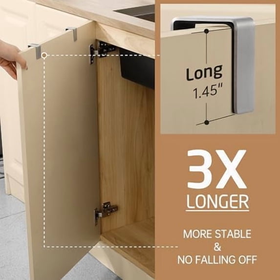 Over The Cabinet Door Towel Rack, Kitchen Towel Holder, Over The ...