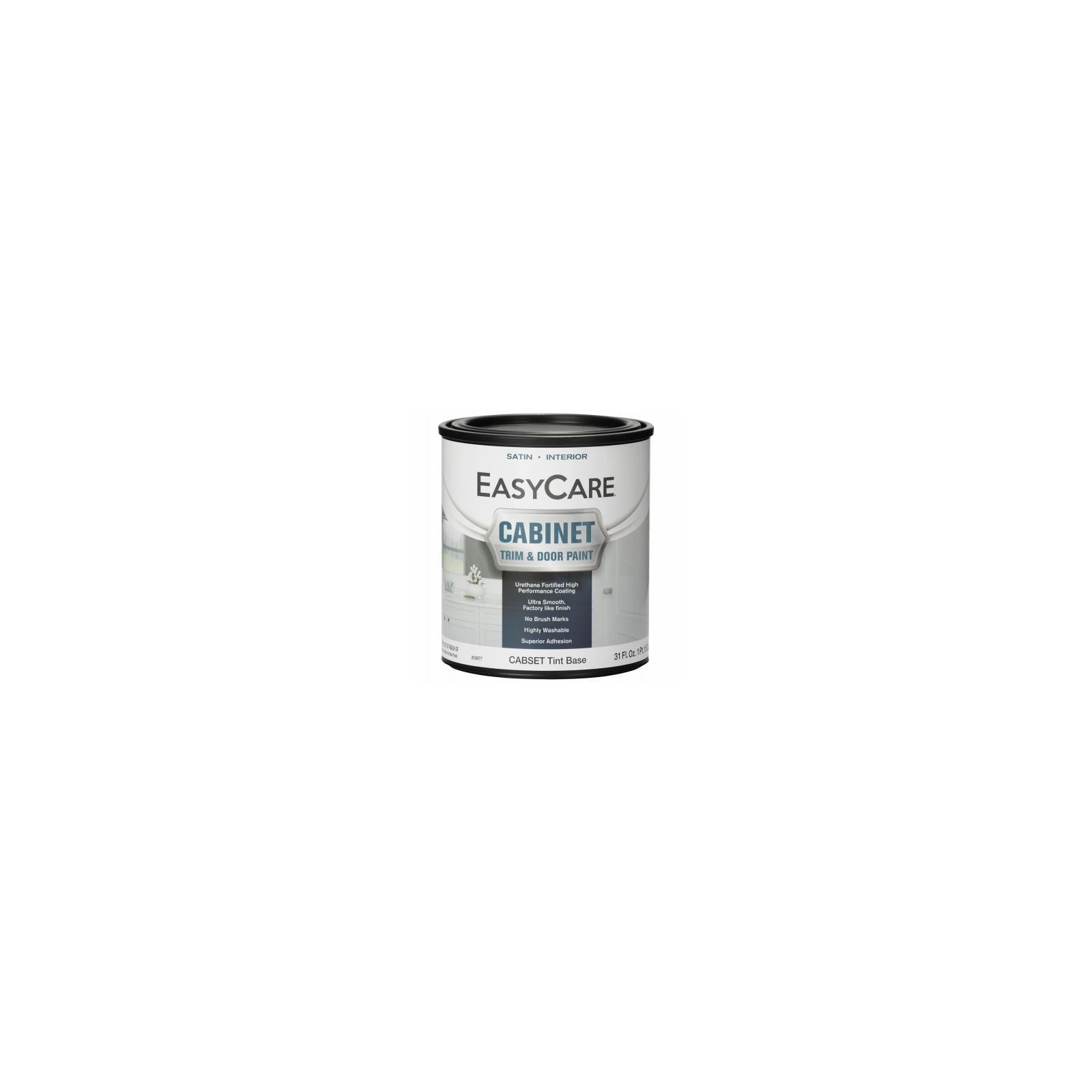 Cabinet Door & Trim Paint, Satin Tint Base, Acrylic Polyurethane, Qt ...