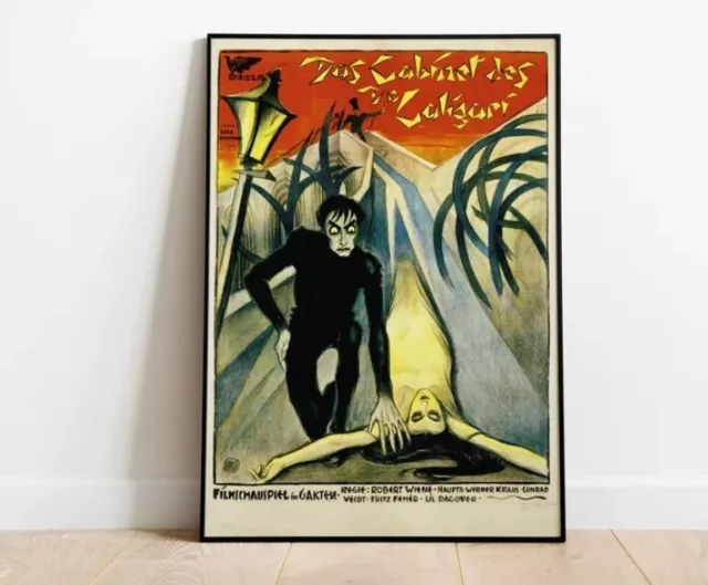 The Cabinet Of Dr. Caligari, Robert Wiene, 1920 - Retro Vintage Movie ...