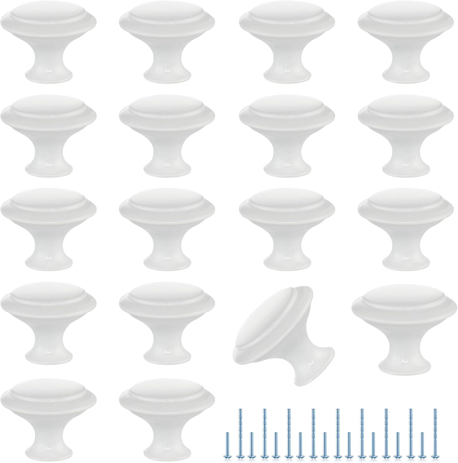 Cabinet Drawer Hardware Kitchen Cabinet Knobs Drawer Pulls with Installation Screws for Dressers ...