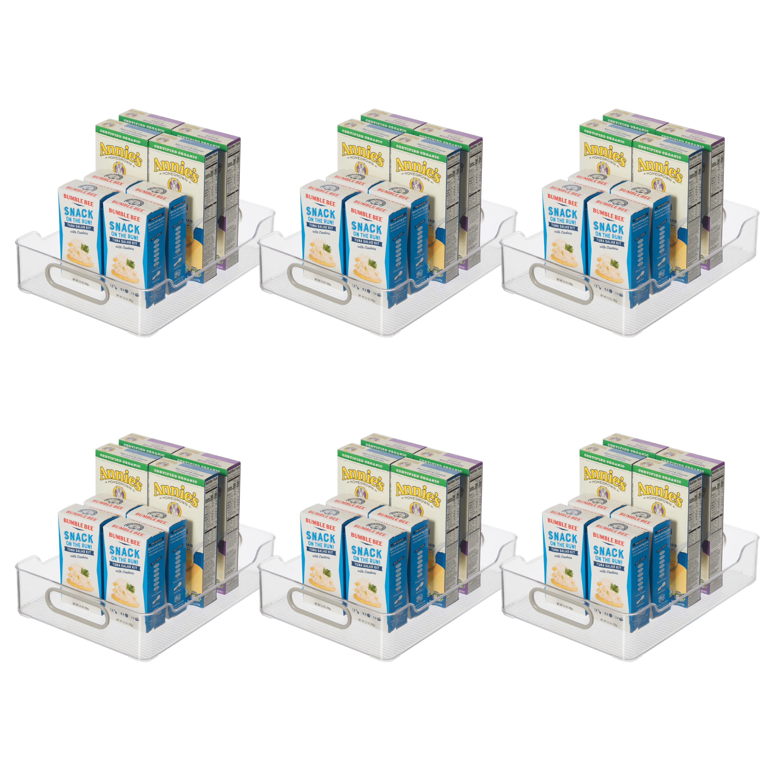 Cabinet / Drawer Storage Bin (12" x 8.75" x 2.75") Set of 6 - Walmart.com