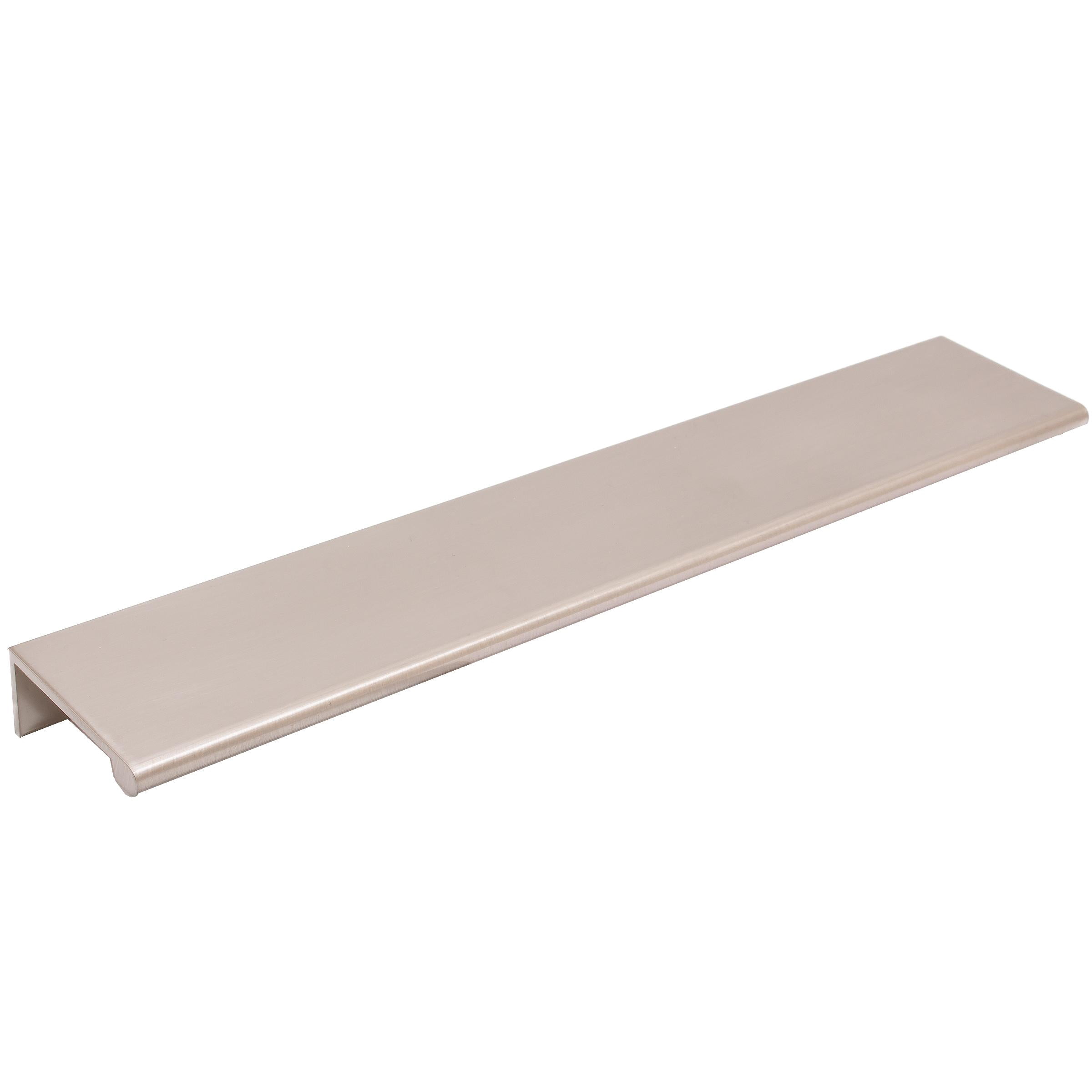 Cabinet Edge Pull, 6 Inches, 9-1/4" Overall Length, Satin Nickel by ...