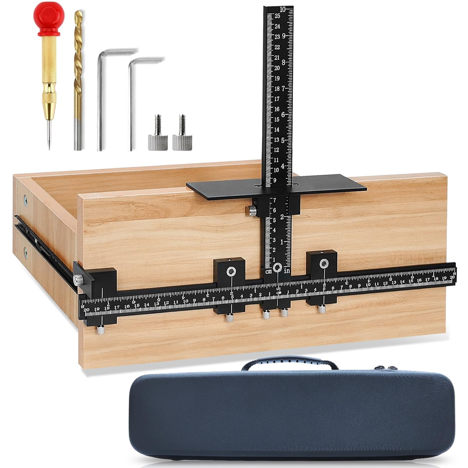 Cabinet Handle Jig, Aluminum Alloy Cabinet Handle Template Tool - Fast ...