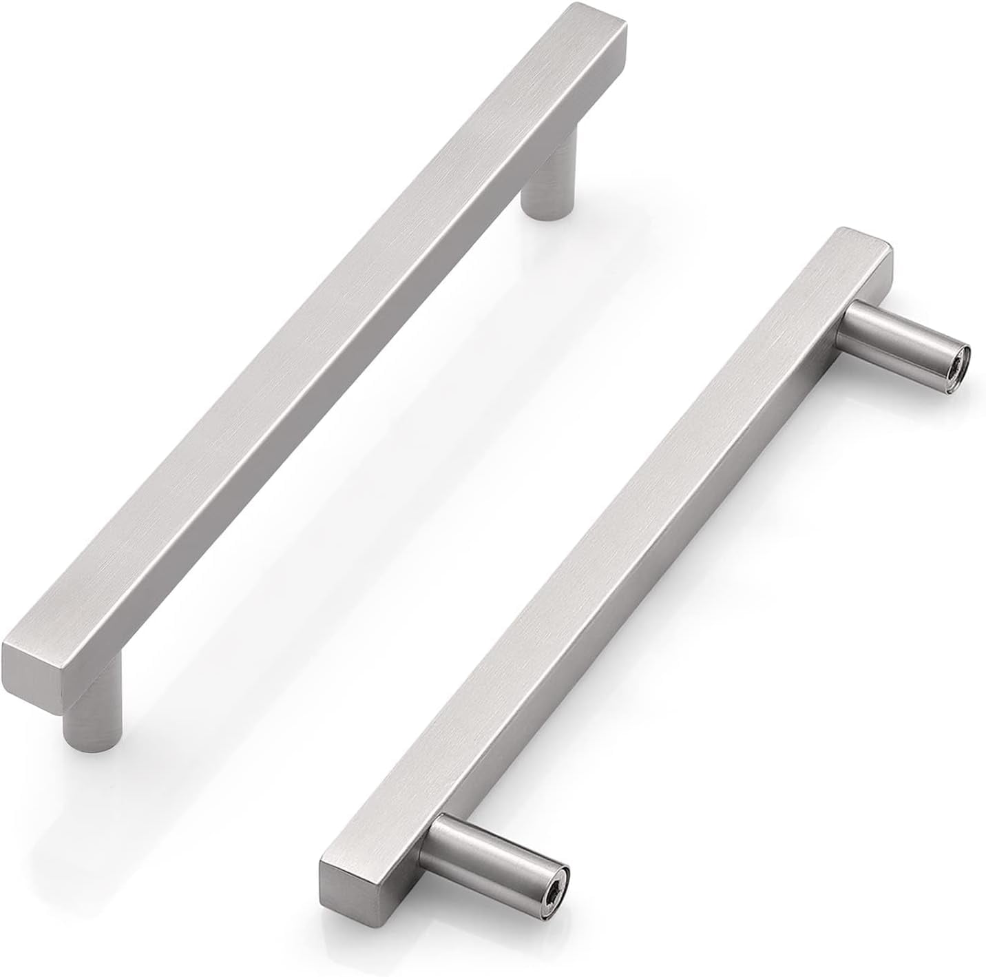 Cabinet Handles- Stainless Steel Hole Centers Square T Bar Kitchen ...