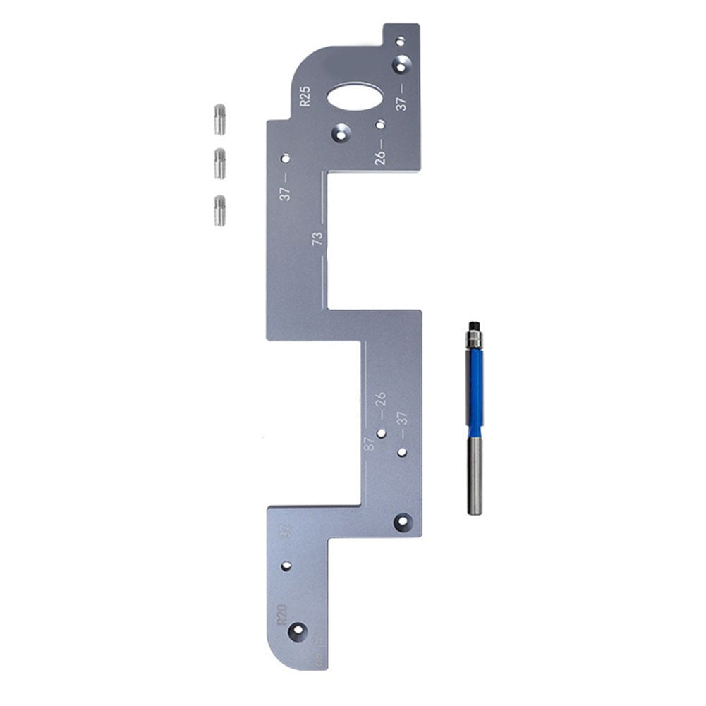 Cabinet Handles Template Slotting Aluminum Alloy Grooving Handles Round ...