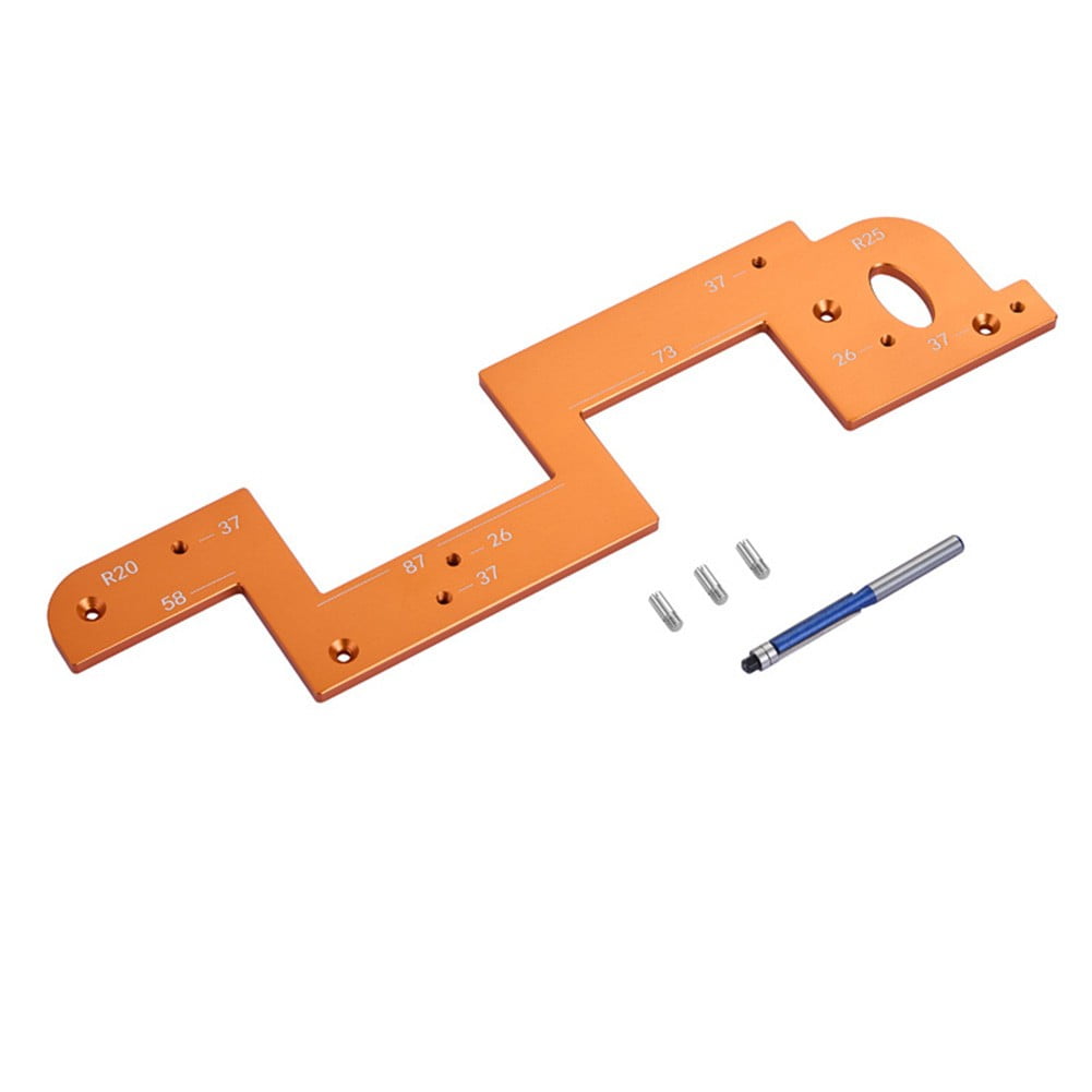 Cabinet Handles Template Slotting Aluminum Alloy Grooving Handles Round ...