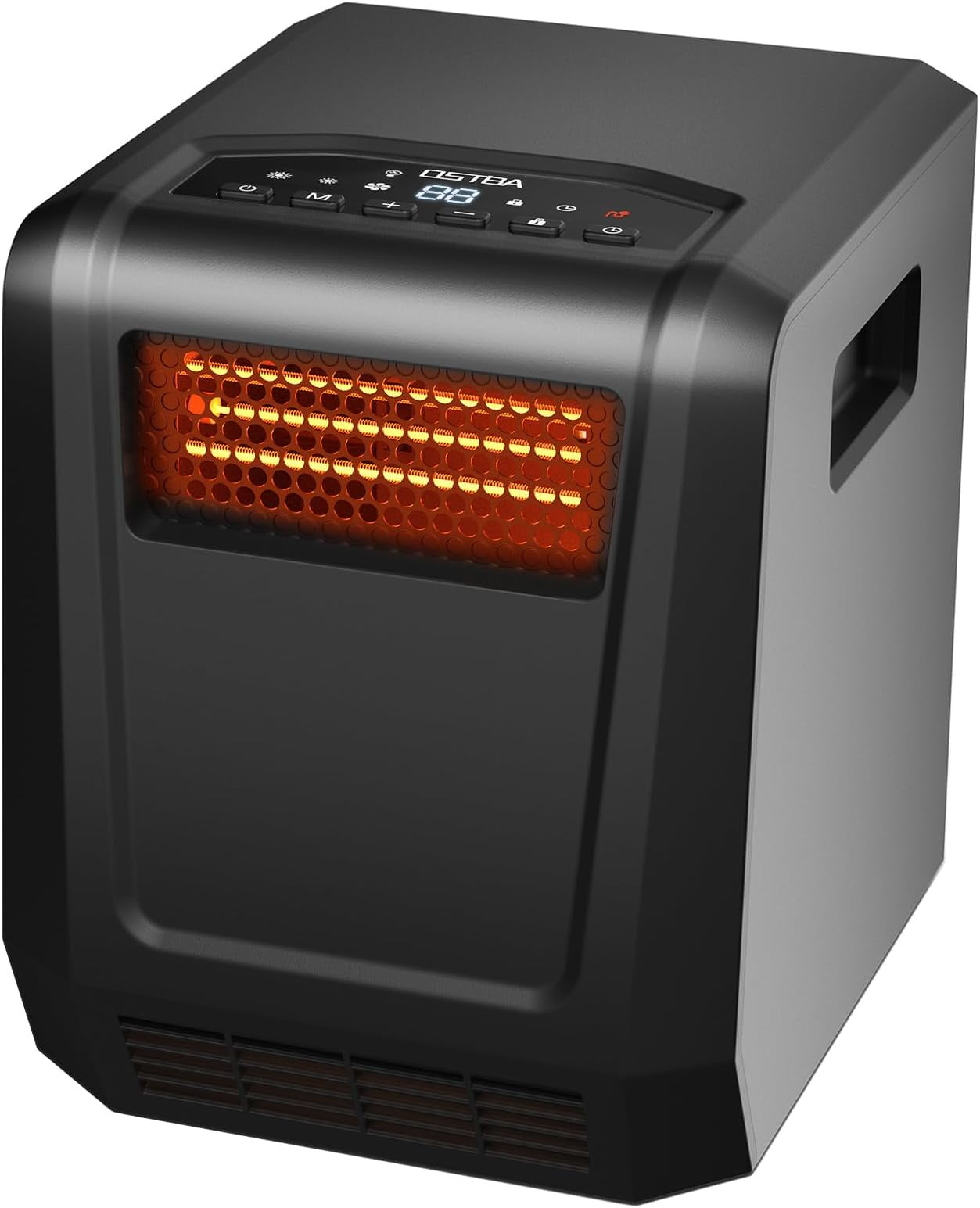 Cabinet Heater, 1500W Space Heater for Indoor Use, 6-Element Box Heater ...