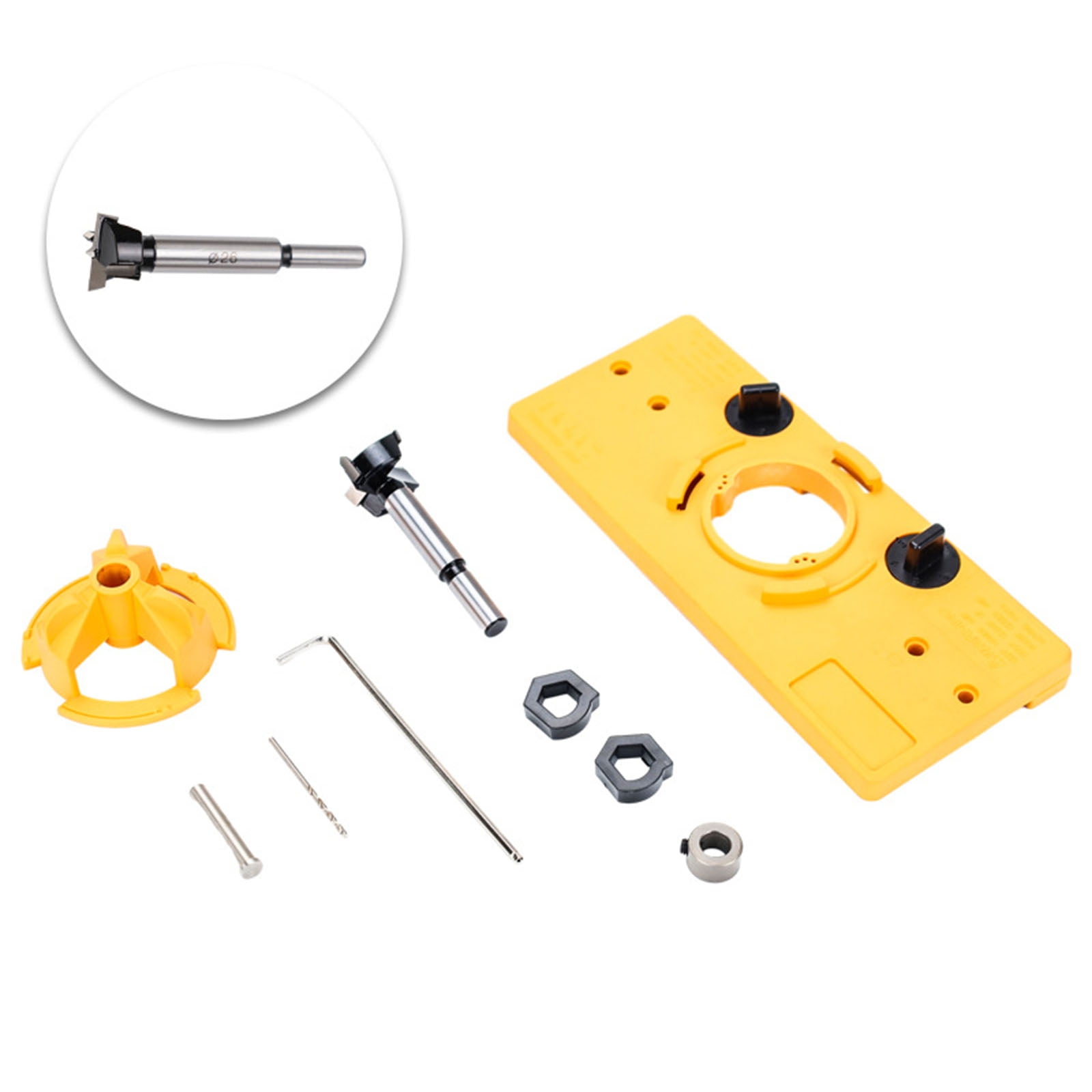 Cabinet Hinge Jigs Clamp Accessories Hinge Drill Jigs for Doors ...