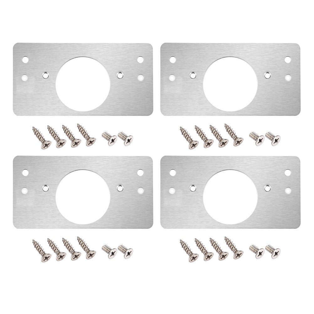 Cabinet Hinge Repair Plate Hinge Side Plate Repair Tool Kit with Mounting Screws - Walmart.com