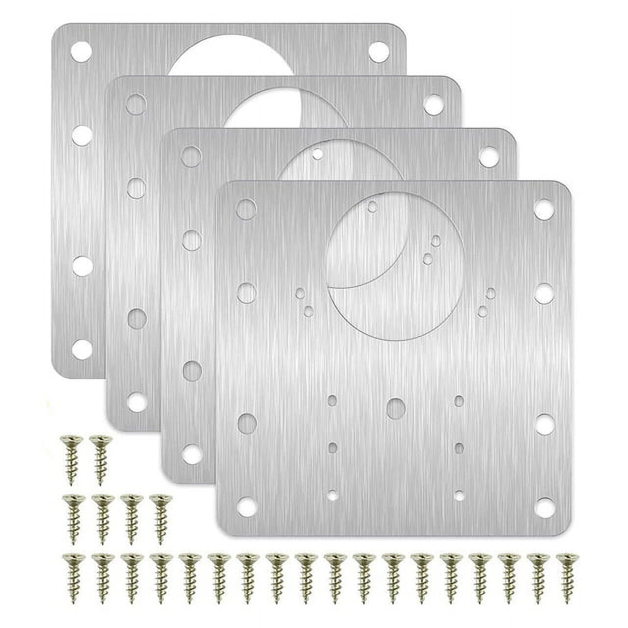 Cabinet Hinge Repair Plate Kit Kitchen Cupboard Door Hinge Mounting ...
