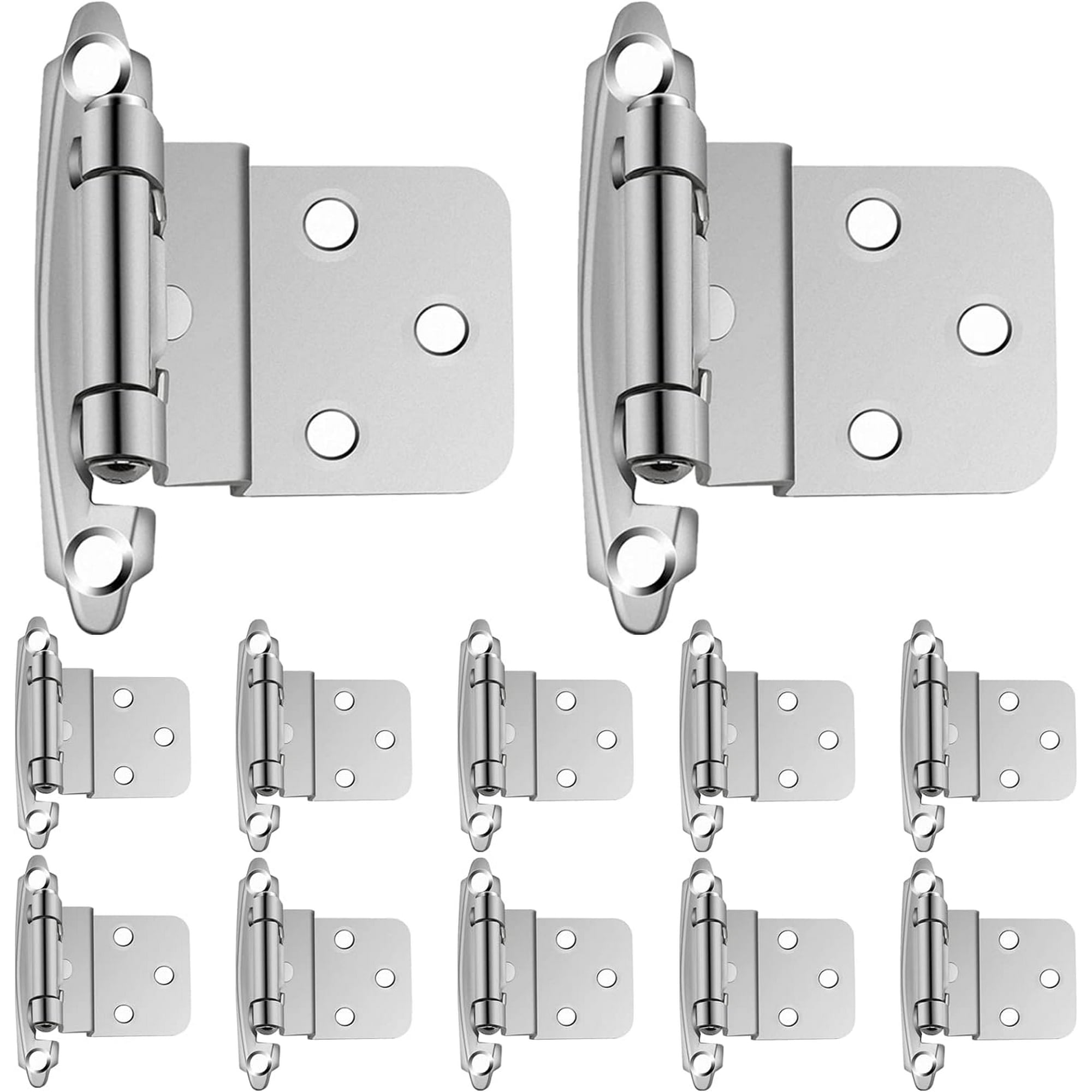 Cabinet Hinges, 24 Pack 12 Pairs 3/8 Inch Inset Cabinet Door Hinges ...