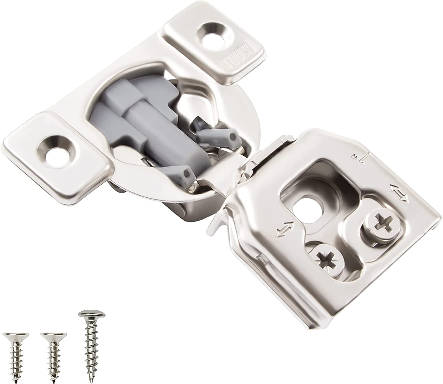 Cabinet Hinges (5 Pairs, 10 PCS) Face Frame Cupboard Door Soft Close ...