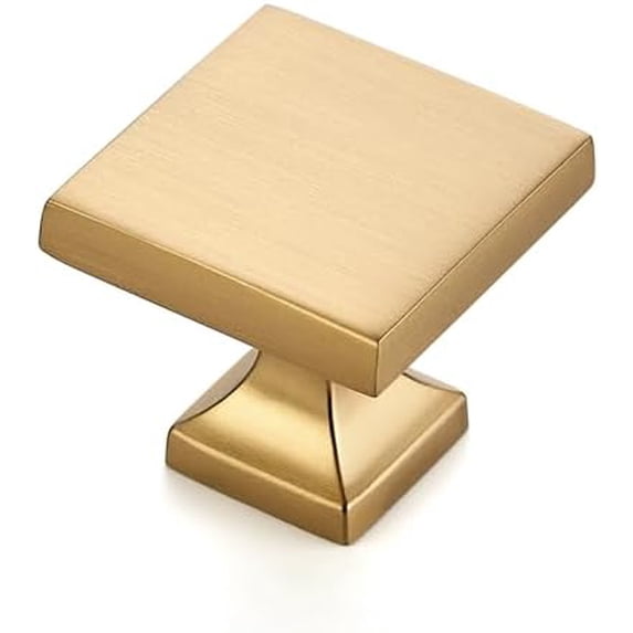 Cabinet Knobs Champagne Bronze Square Knobs for Cabinets and Drawers ...