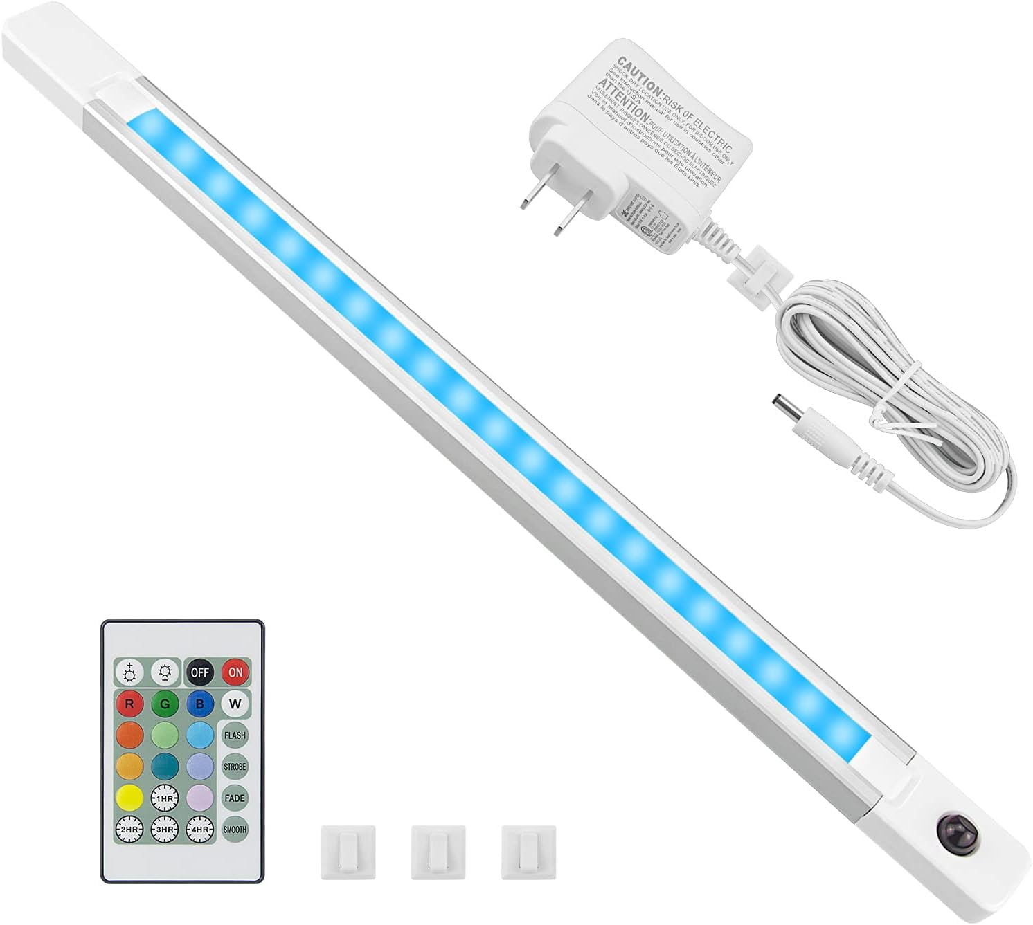 Under Cabinet Light with Remote, Color Changing Under Counter Lighting ...