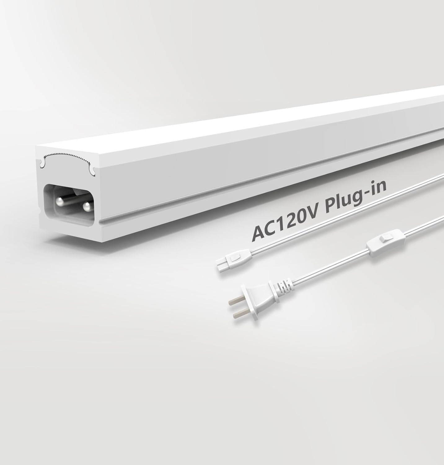Under Cabinet Lighting Plug in, 12 Inch 1 Pc, Linkable AC120V 3CCT ...
