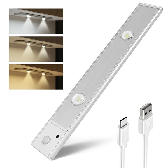 8 Pack Motion Sensor Stair Lights for Indoor, Wireless RGB Battery ...