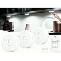 NEWJOEY 6 Pack RGB Rechargeable LED Puck Lights with Remote, Wireless ...