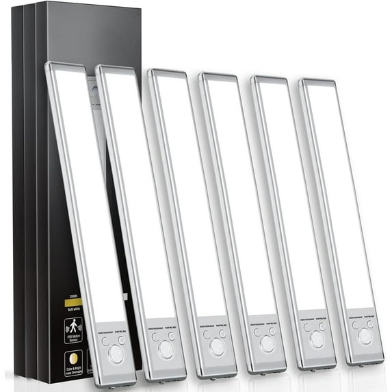 Under Cabinet Lights,76 Operated Motion Sensor Light Indoor,1500mAh ...