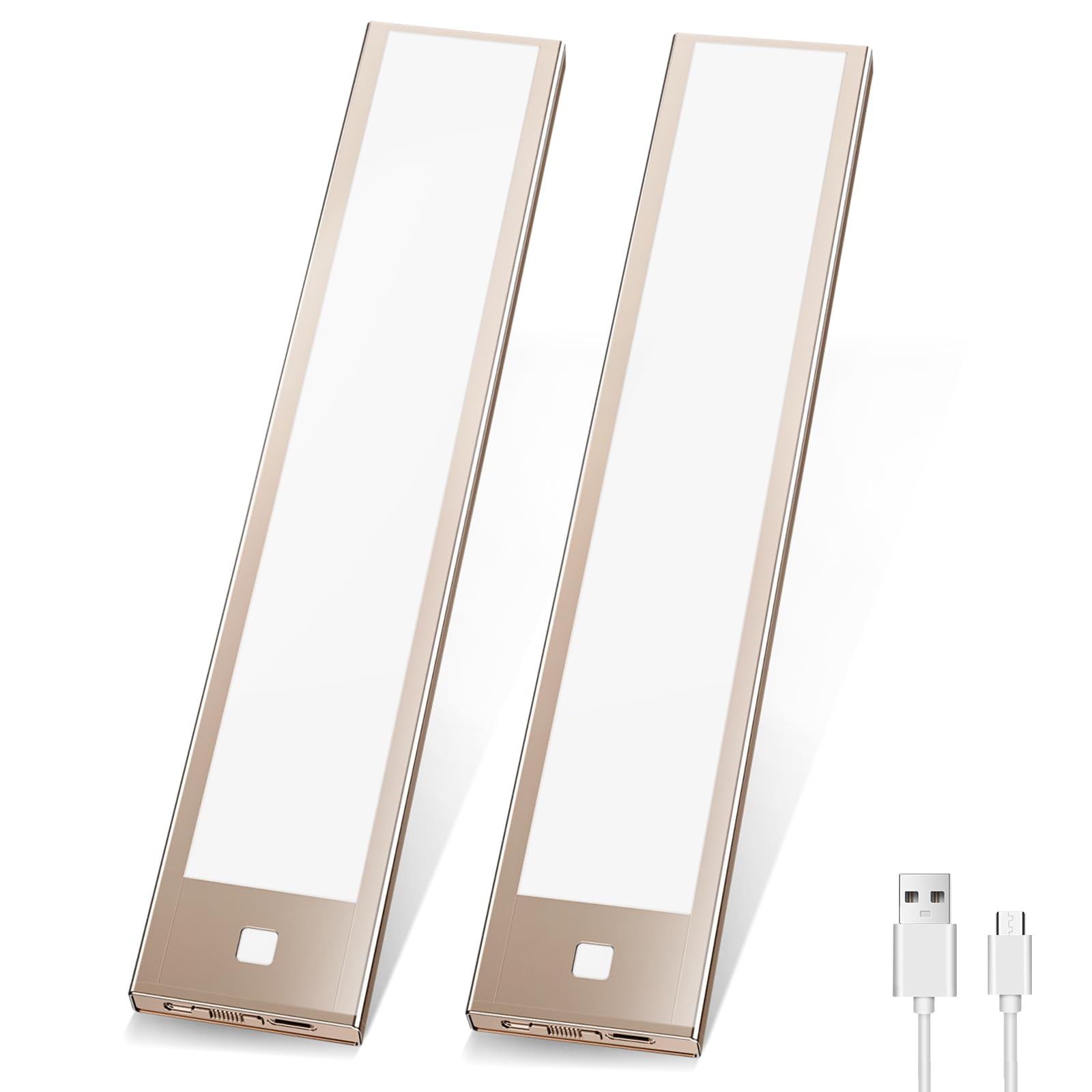 Under Cabinet Lights, Motion Sensor Light Indoor 1100mAh Rechargeable ...