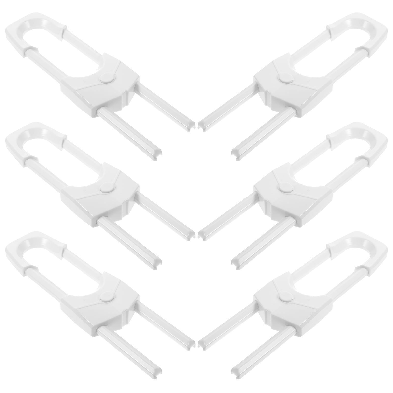 Cabinet Lock Double Open Door Fridge Locks Child Safety Kitchen ...