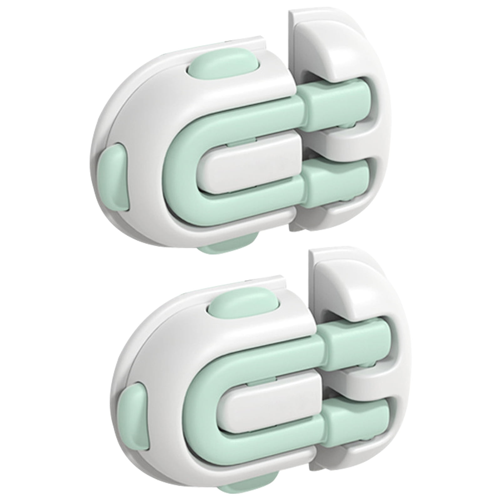 Cabinet Locks Baby Proofing, 2X Safe Quick And Easy Drawer Latches For ...