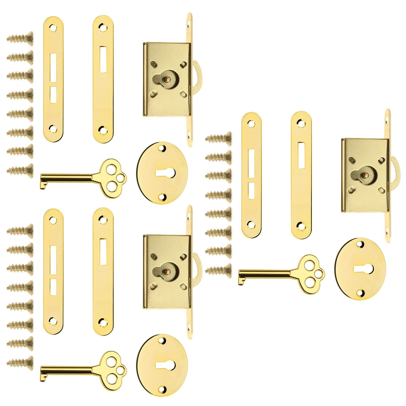 Cabinet Locks Exquisite Antique Bronze/Gold Box Lock For Homes Offices ...