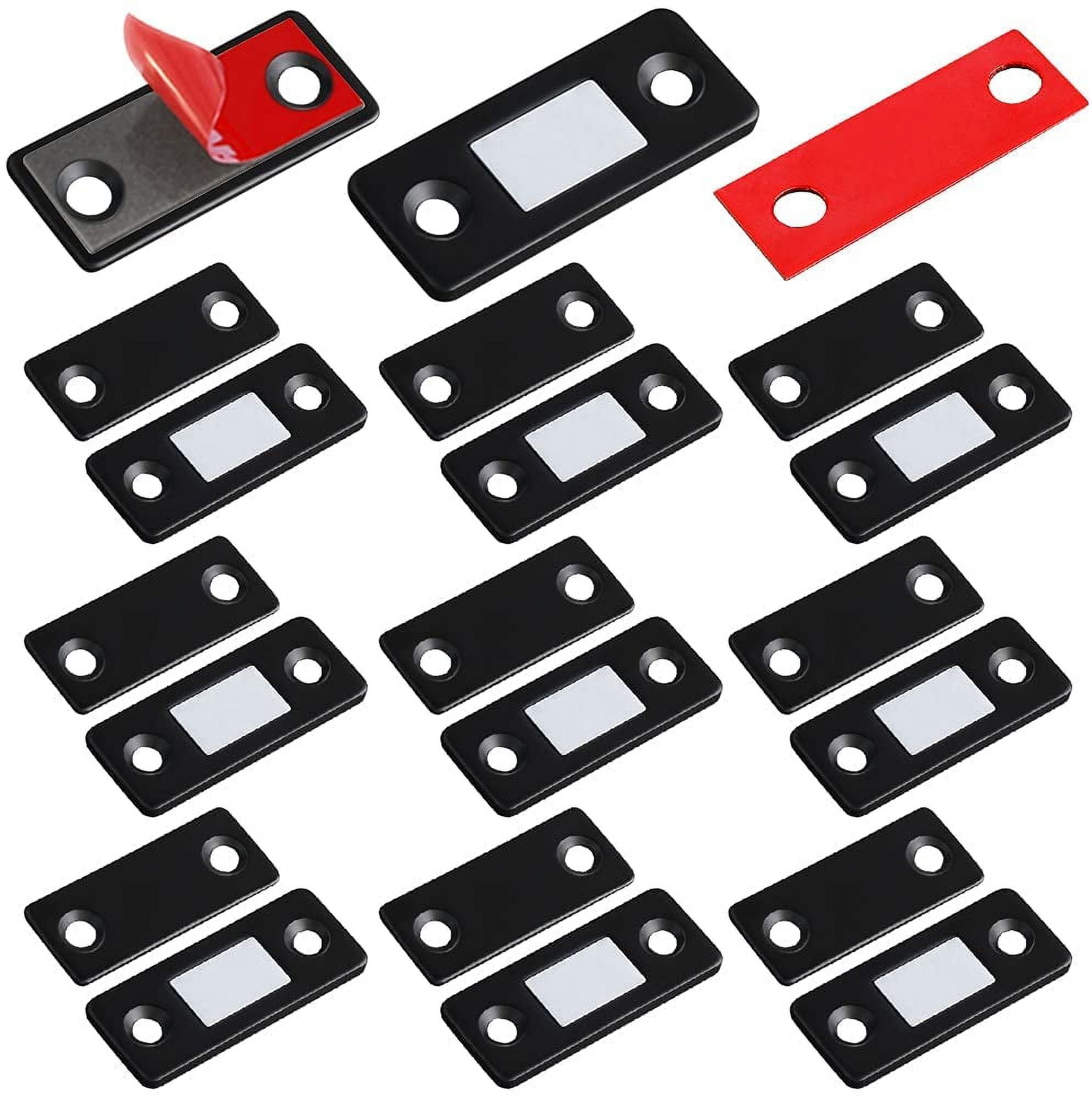 Cabinet Magnetic Catch 10 Pack Ultra Thin Cabinet Door Magnets Stick on ...