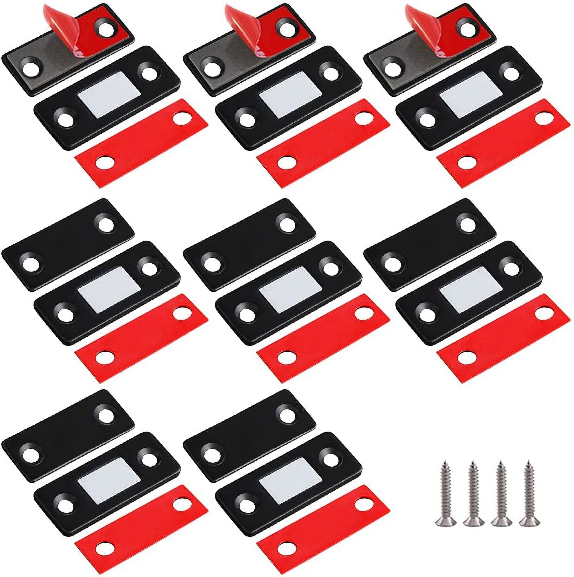 Cabinet Magnetic Catch 8 Pack Ultra Thin Cabinet Door Magnets Stick on ...