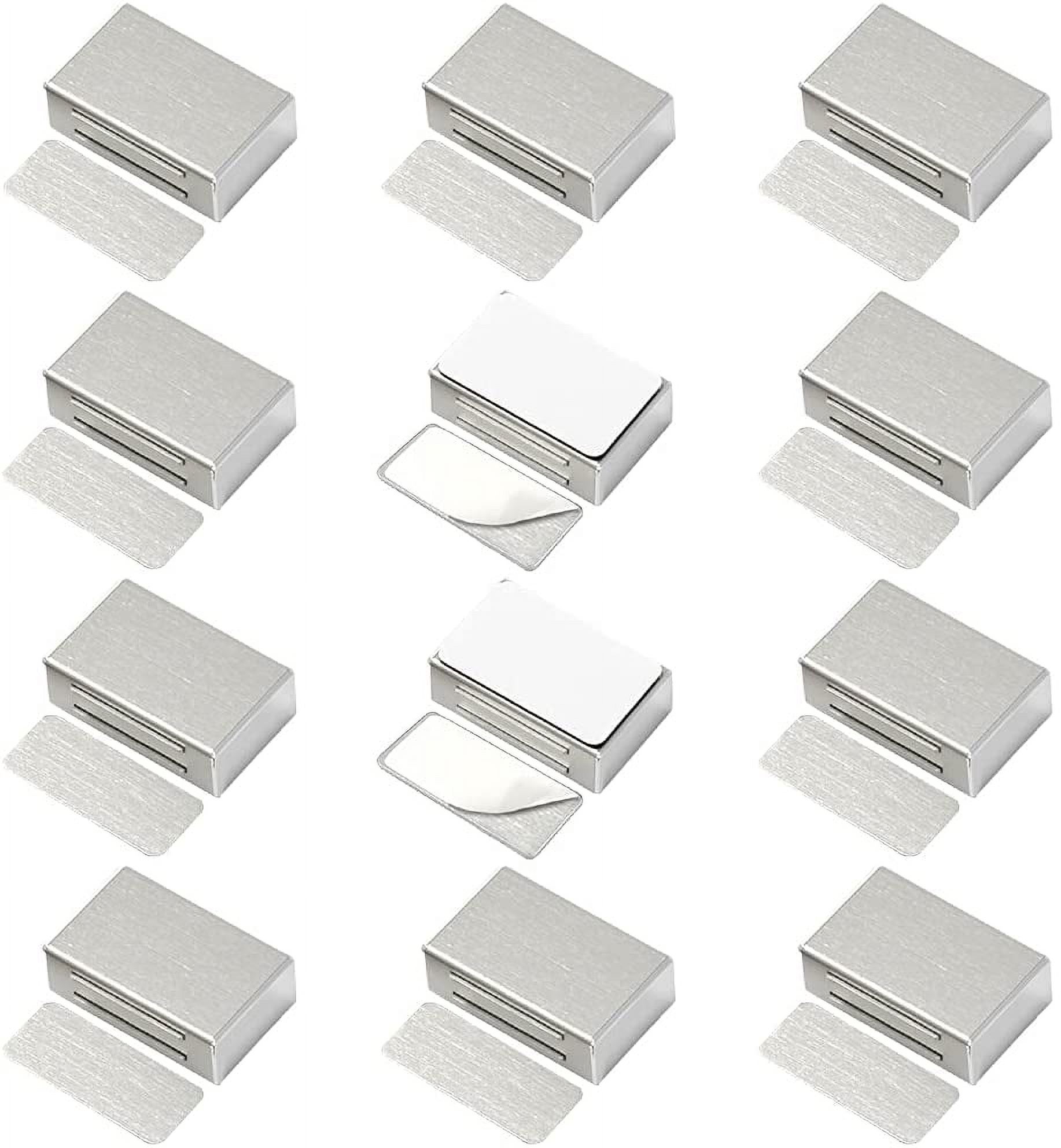 Cabinet Magnetic Catch Adhesive 12 Pack Magnetic Door Catch Strong ...