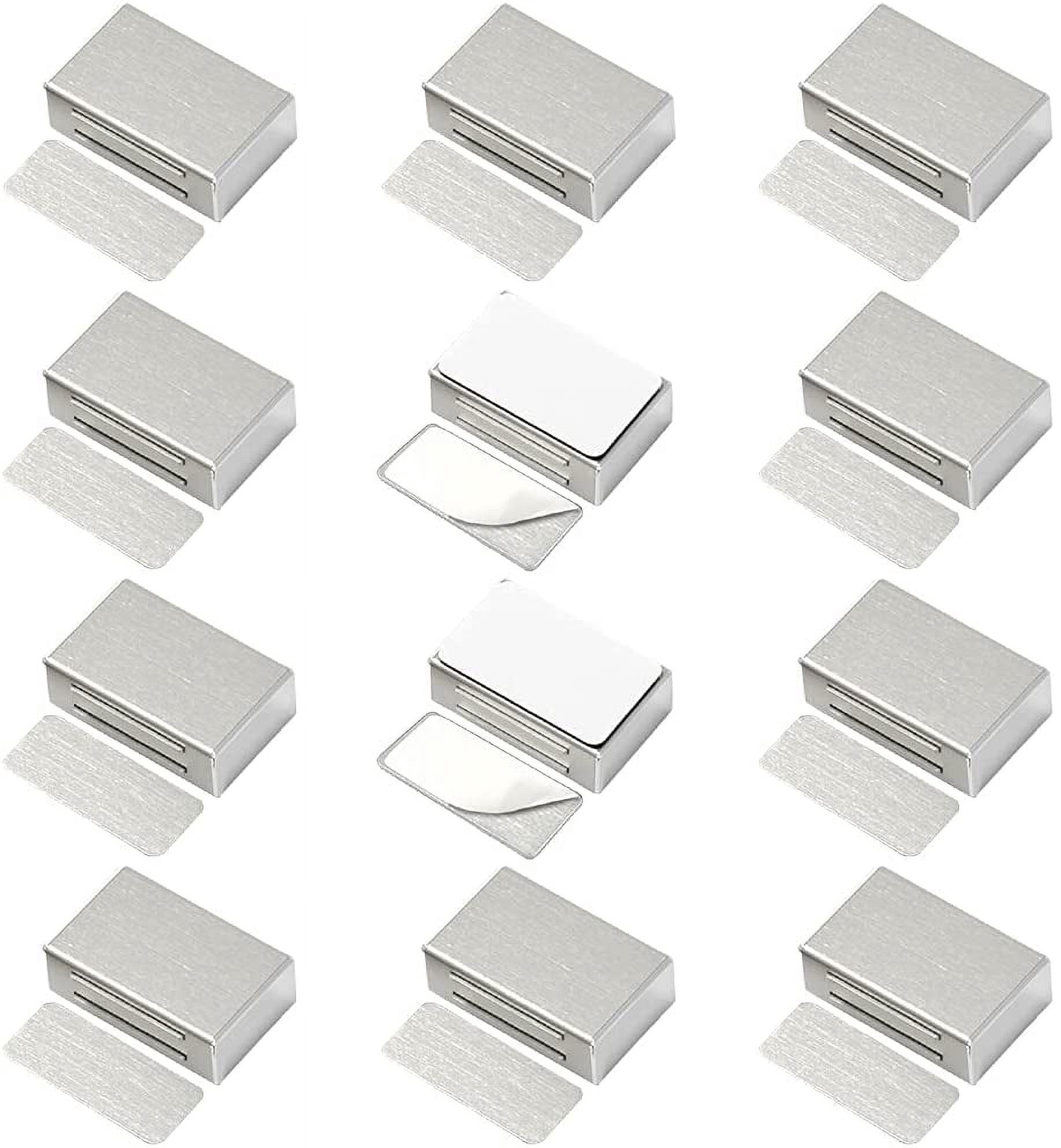 Cabinet Magnetic Catch Adhesive 12 Pack Magnetic Door Catch Strong ...