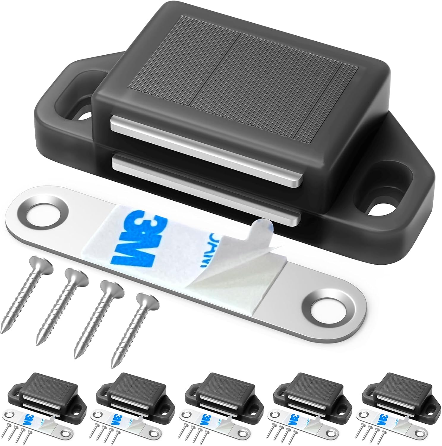 Cabinet Magnetic Catch Door Latch 30LB for Kitchen Drawer Magnets to ...
