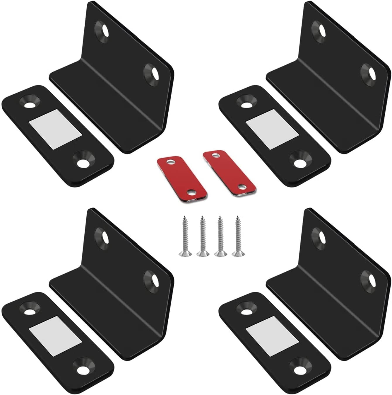 Cabinet Magnetic Catch L-Shaped Ultra Thin Cabinet Door Magnetic Catch ...