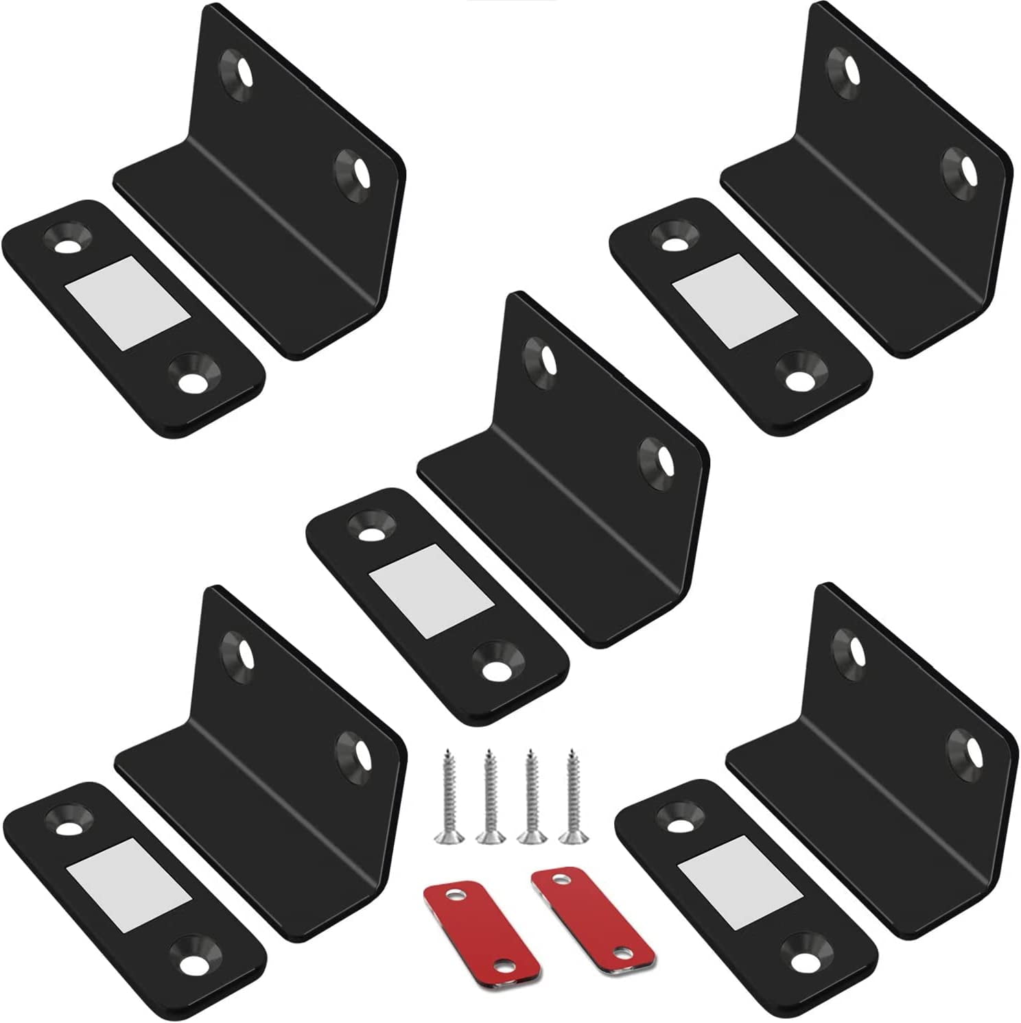 Cabinet Magnetic Catch L-Shaped Ultra Thin Cabinet Door Magnetic Catch ...